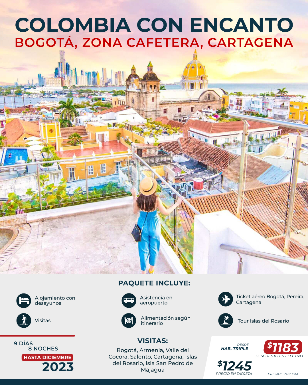 COLOMBIA - COLOMBIA CON ENCANTO - MEGAMUNDO - Agencia de viajes